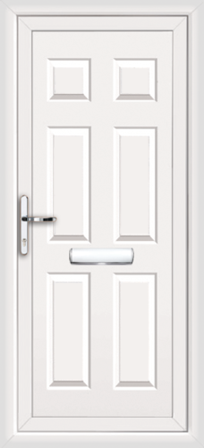 Harrow bevelled upvc front doors fitted