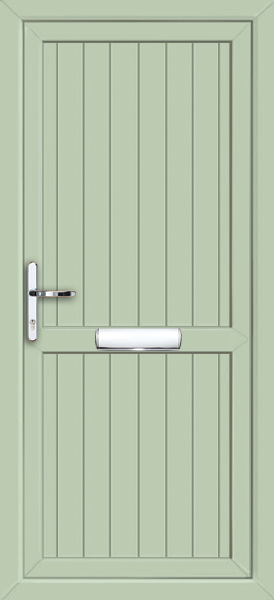 Chartwell Green Cottage Style With Midrail Supply Only Upvc Front Door