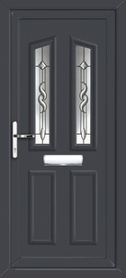 Supply only White Croydon paria Upvc Front Door